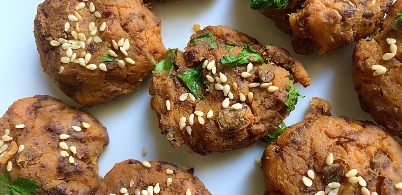 Sweet Potato Tempeh Cakes